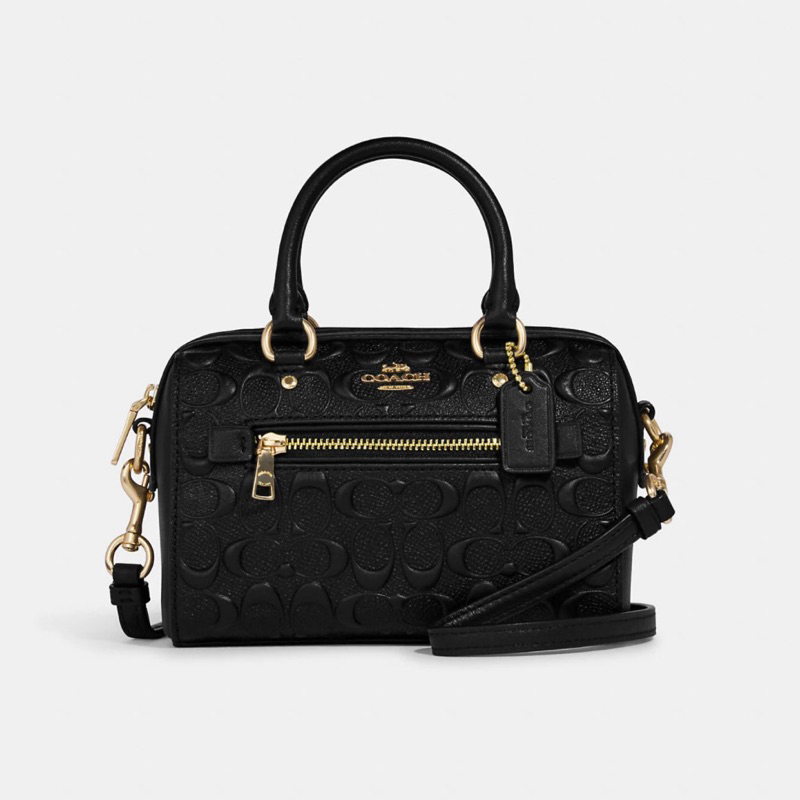 Jual COACH Mini Rowan Crossbody In Signature Leather | Shopee Indonesia