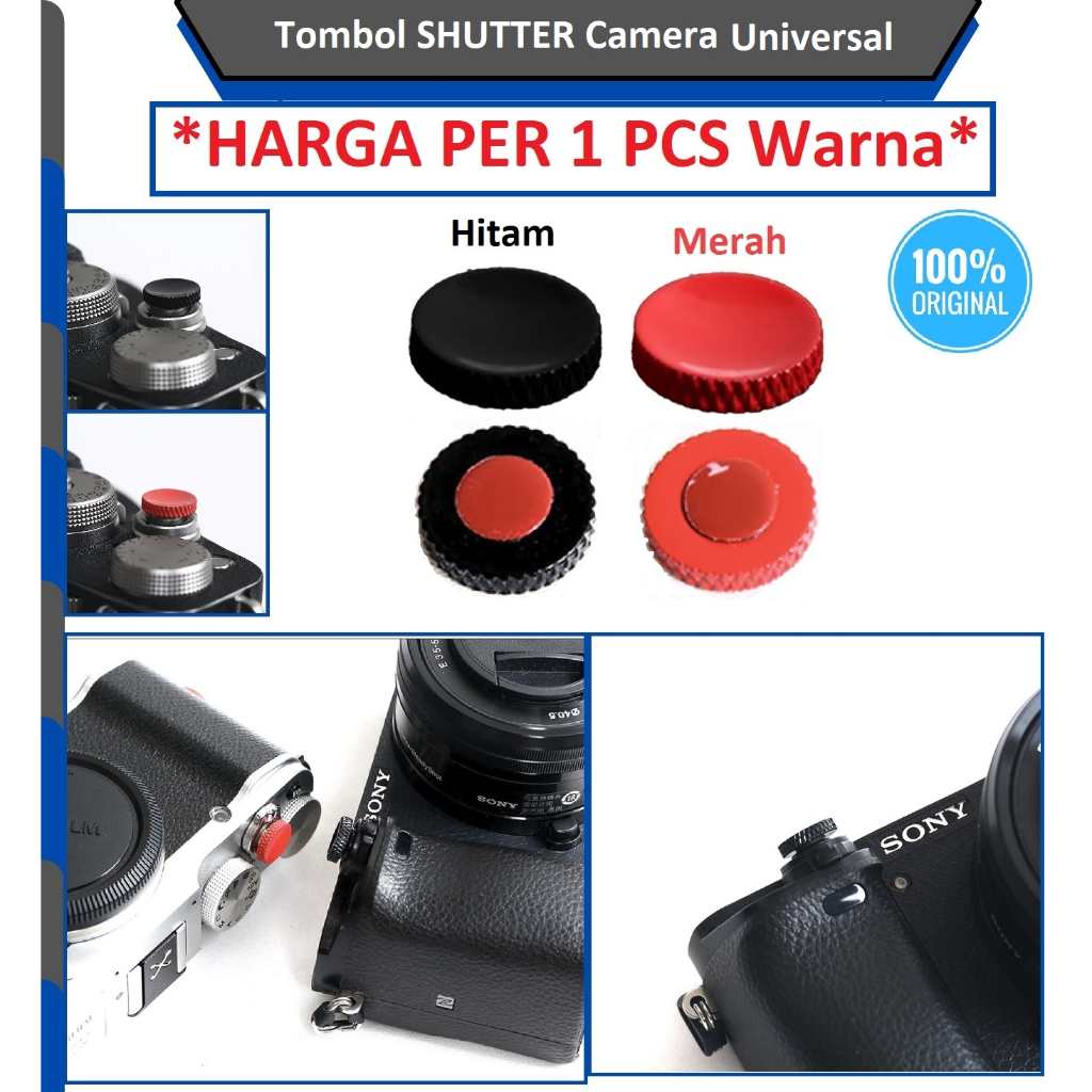 Jual Tombol SHUTTER Camera Cover Soft Release Button Sony Fuji Canon ...