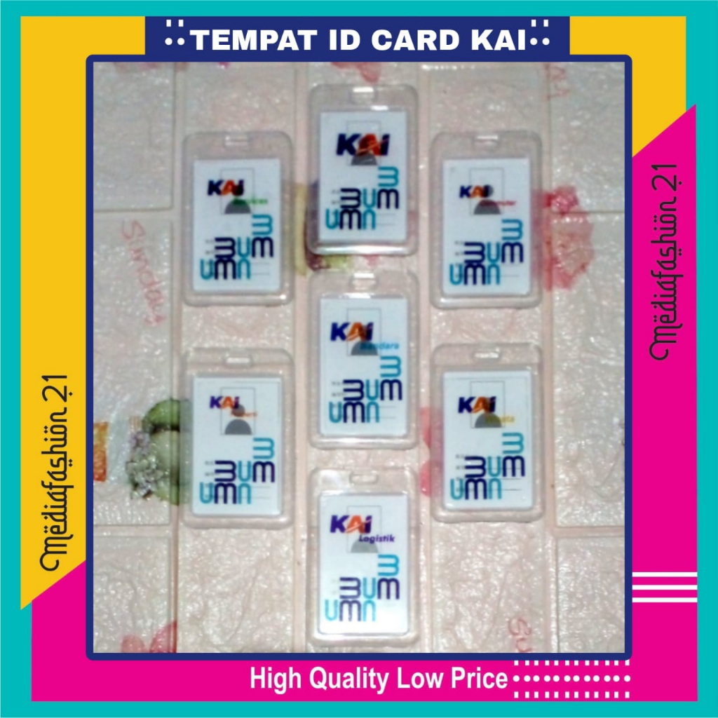 Jual TEMPAT ID CARD / CARD HOLDER EXCLUSIVE 2 SISI KAI (KERETA API ...