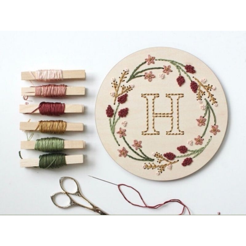 Jual Wooden Embroidery Kit / Paket Sulam Berpola untuk Pemula / Paket ...