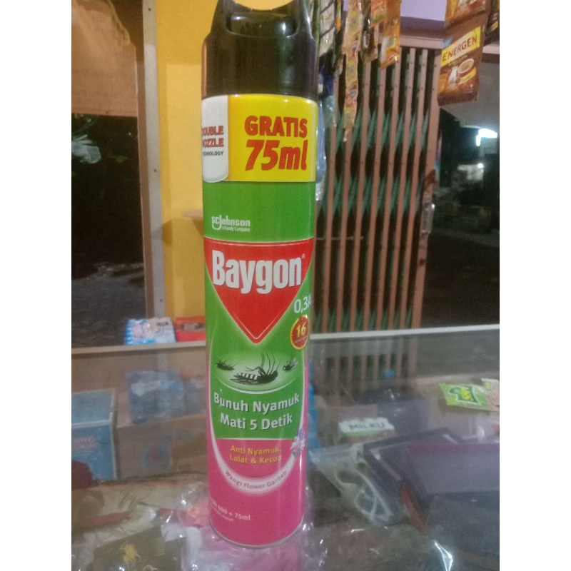 Jual Baygon aerosol 650ml + 75 ml | Shopee Indonesia