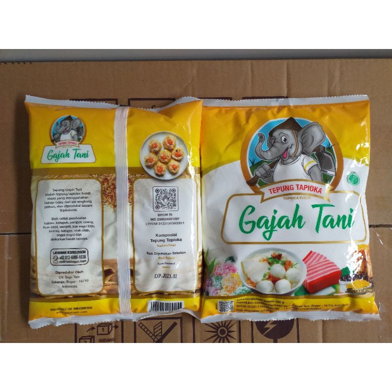 Jual Tepung Tapioka Gajah Tani 500 Gram | Shopee Indonesia