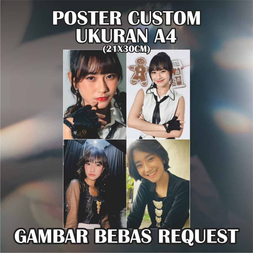 Jual POSTER CUSTOM BEBAS DESIGN A4 | Shopee Indonesia