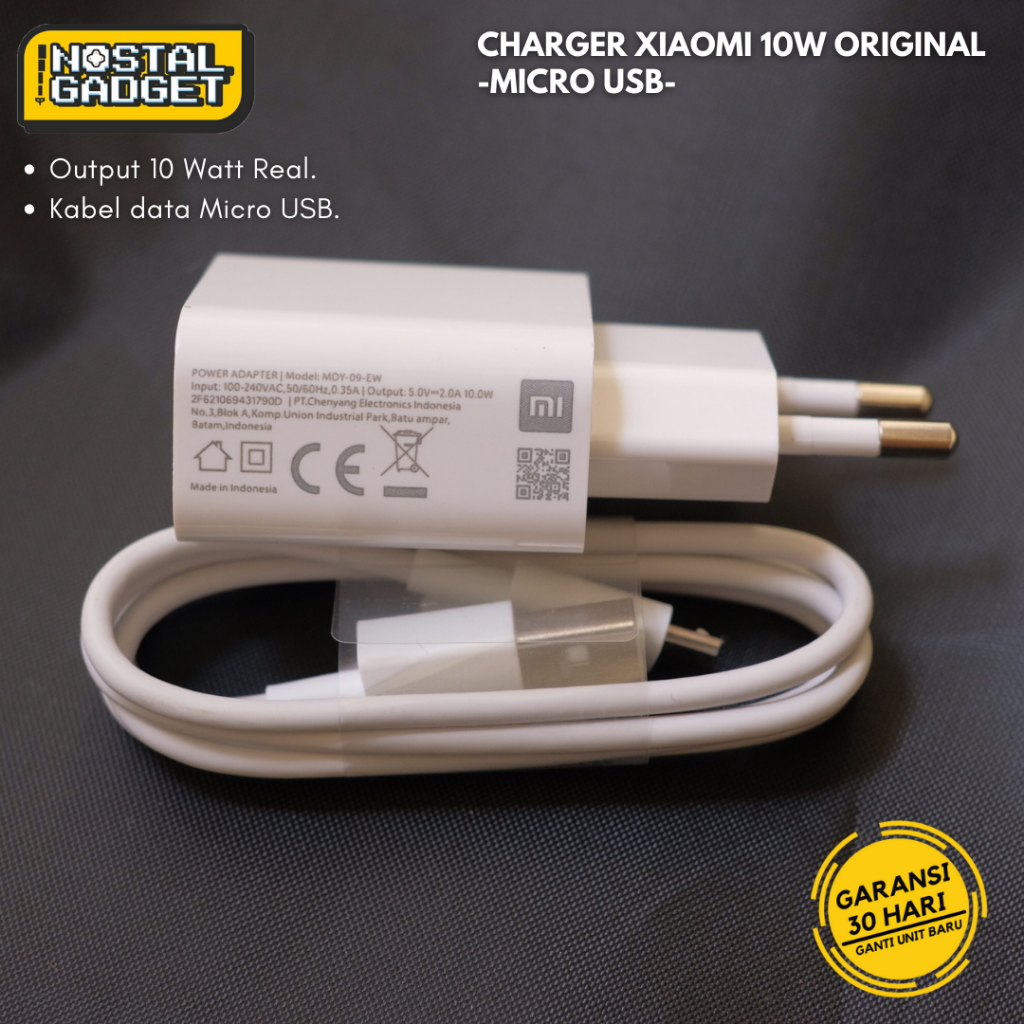 Jual Charger Xiaomi Redmi 12C A1 A2 10W Micro USB Original Copotan ...