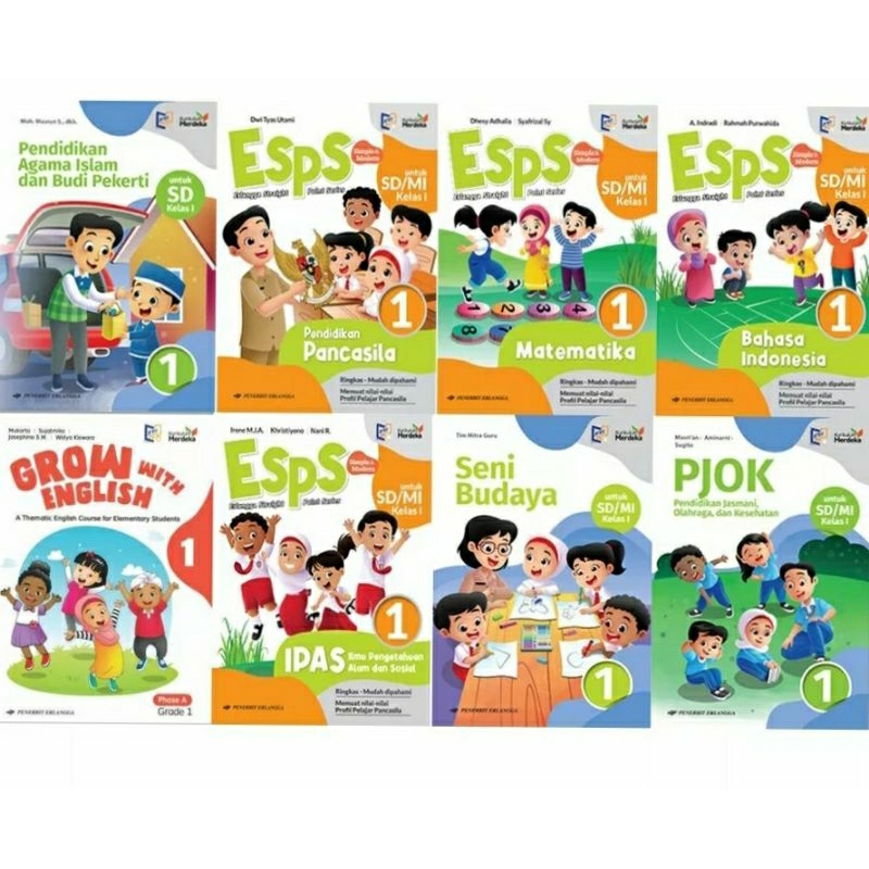 Jual buku paket kurikulum merdeka SD/MI | Shopee Indonesia