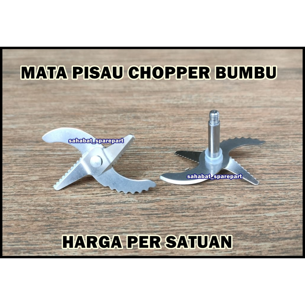 Jual MATA PISAU CHOPPER BUMBU SESUAI GAMBAR DRAT AS KECIL | Shopee Indonesia