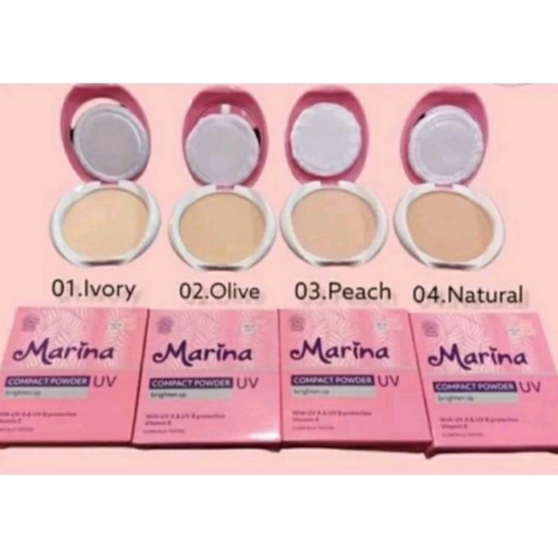 Jual MARINA compact powder | Shopee Indonesia