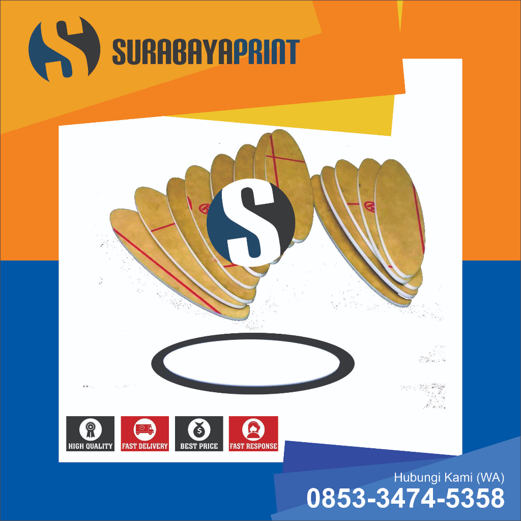 Jual Bahan Akrilik Oval Bulat Nama Dada 8x2,2cm Name Tag Oval WARNA ...