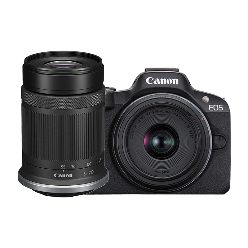Jual Canon EOS R50 kit 18-45mm + 55-210mm Mirrorless Camera | Shopee Indonesia