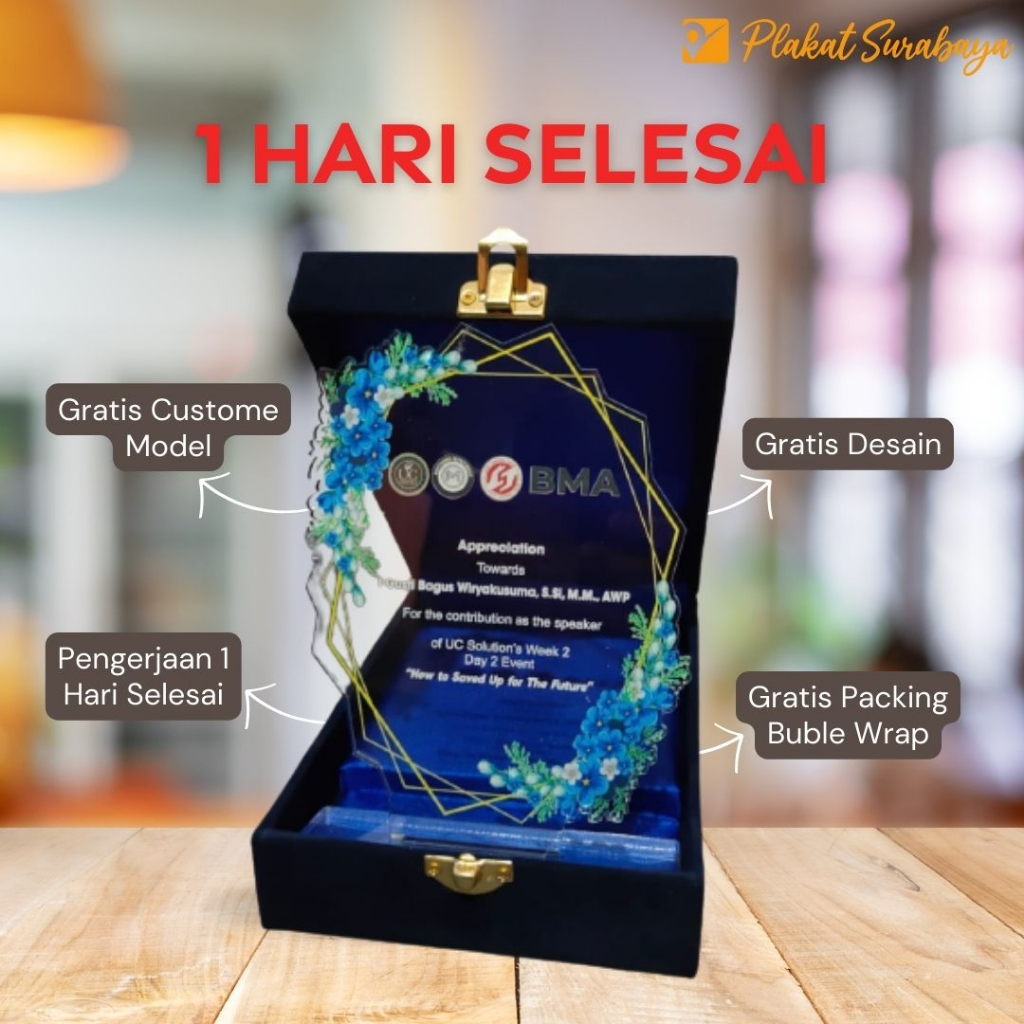 Jual Plakat Akrilik custome tebal 4mm Ukuran 12x17 cm | Shopee Indonesia