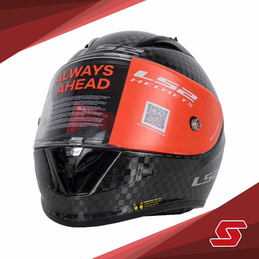 Jual Helm LS2 FF323 Arrow Evo Gloss Carbon Full face Ringan | Shopee ...