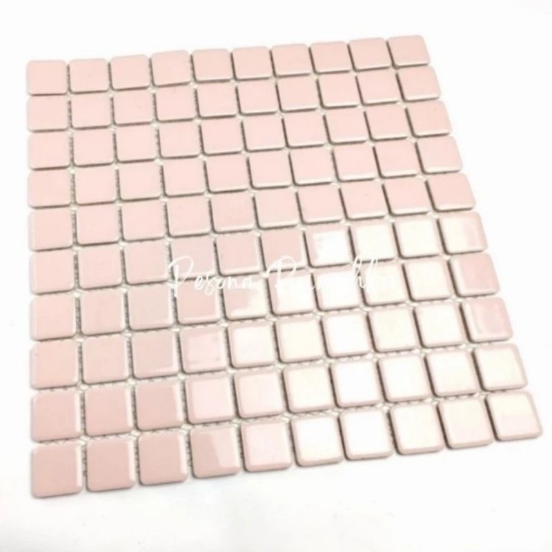 Jual Mosaic Kuda Laut Mass Type SRR 0115 Pink Glossy - Mozaik Mosaic ...