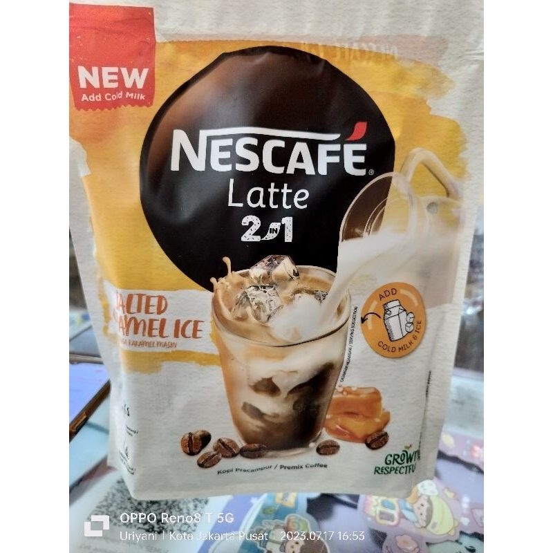Jual Nescafe latte 2in1 salted caramel ice Malaysia | Shopee Indonesia
