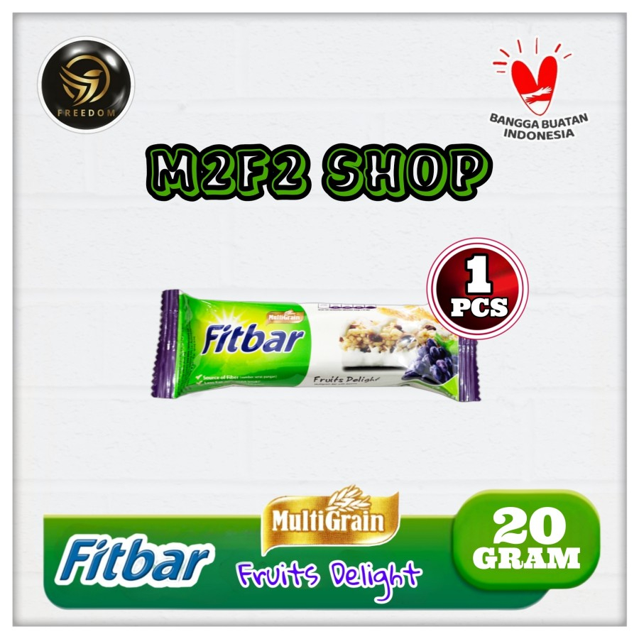 Jual Fitbar Multigrain Bar With Raisins | Fruits Delight - 20 gr ...