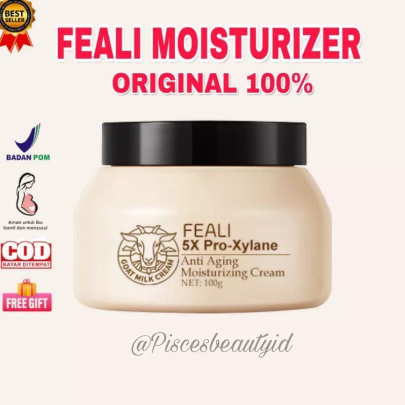 Jual READY SIAP KIRIM‼️Feali Moisturizer susu kambing ORI (BPOM ...