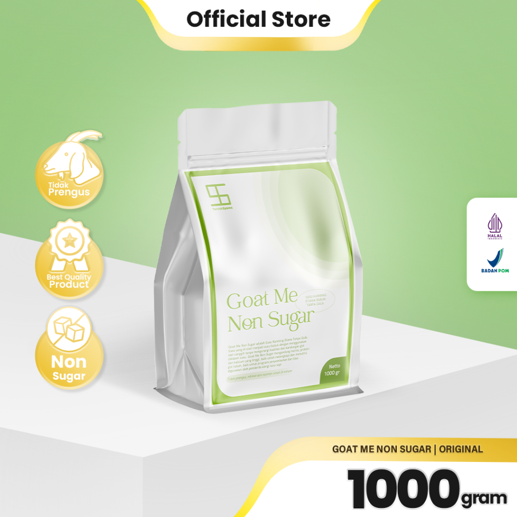 Jual Ternak Syams Goatme Non Sugar Rasa Original 1KG Premium susu ...
