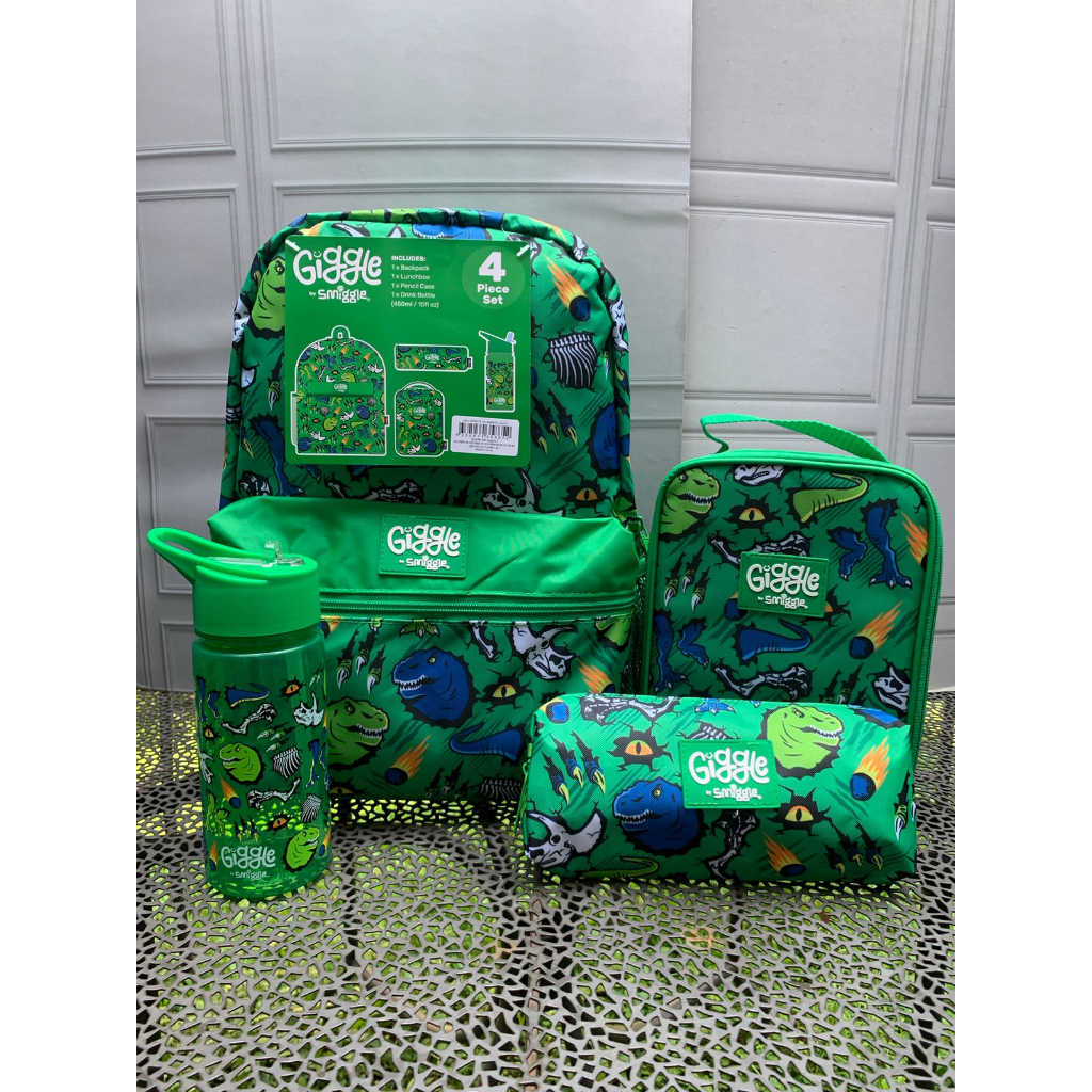 Jual SMIGGLE SET BACKPACK GIGGLE VII DINO - SET TAS RANSEL SMIGGLE ...