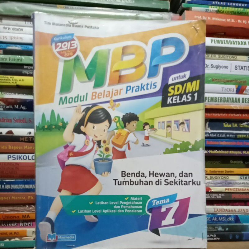 Jual MBP modul belajar praktis kelas 1 SD tema 7 benda hewan dan ...