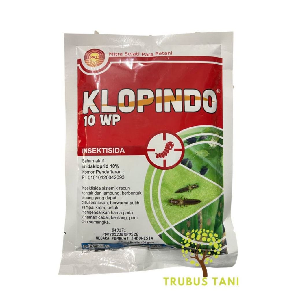 Jual Insektisida KLOPINDO 10 WP 100 gram | Shopee Indonesia