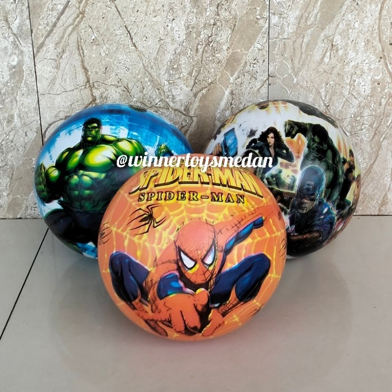 Jual Mainan Bola Karet Anak / Bola Karet Motif / Bola Basket Karet ...