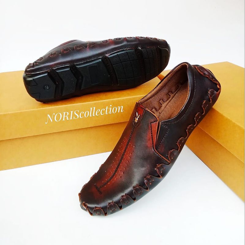 Jual Sepatu Slip On Pria Kulit Asli Original | Sepatu Casual Pria Sol ...