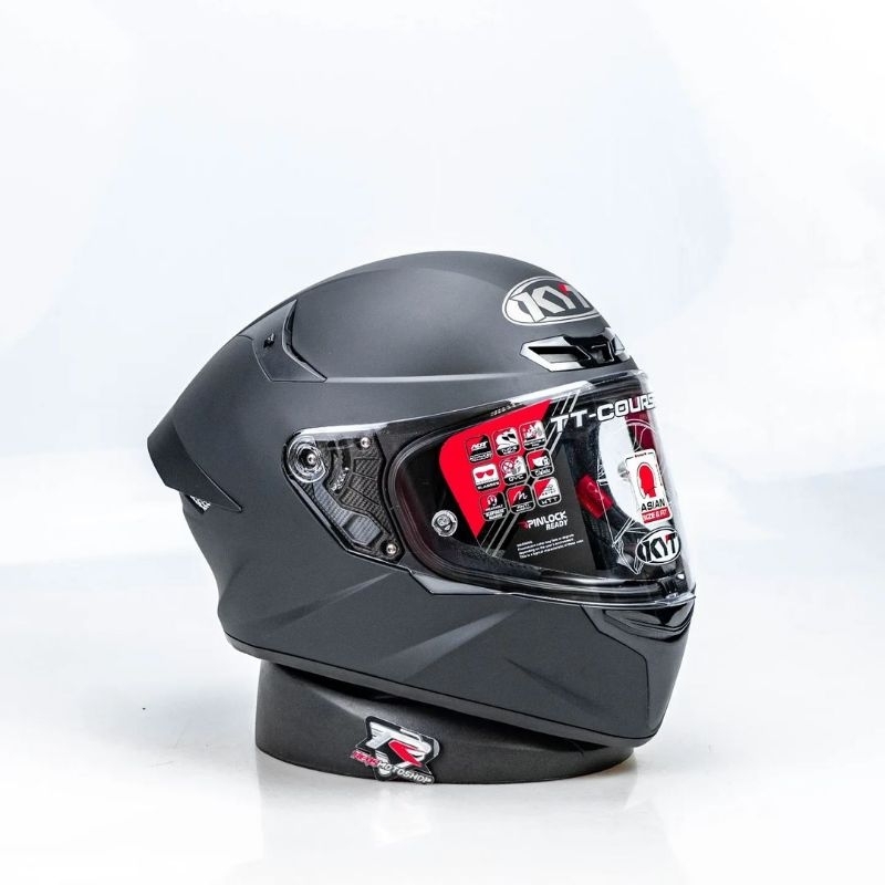 Jual Helm KYT TT Course Black Matt / TTC Black Doff / TTC Hitam Doff / Original | Shopee Indonesia