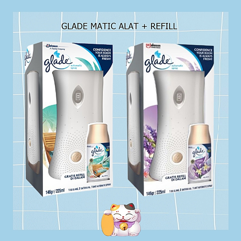 Jual Glade Matic Device ALAT + REFILL / Glade Pengharum Ruangan ...