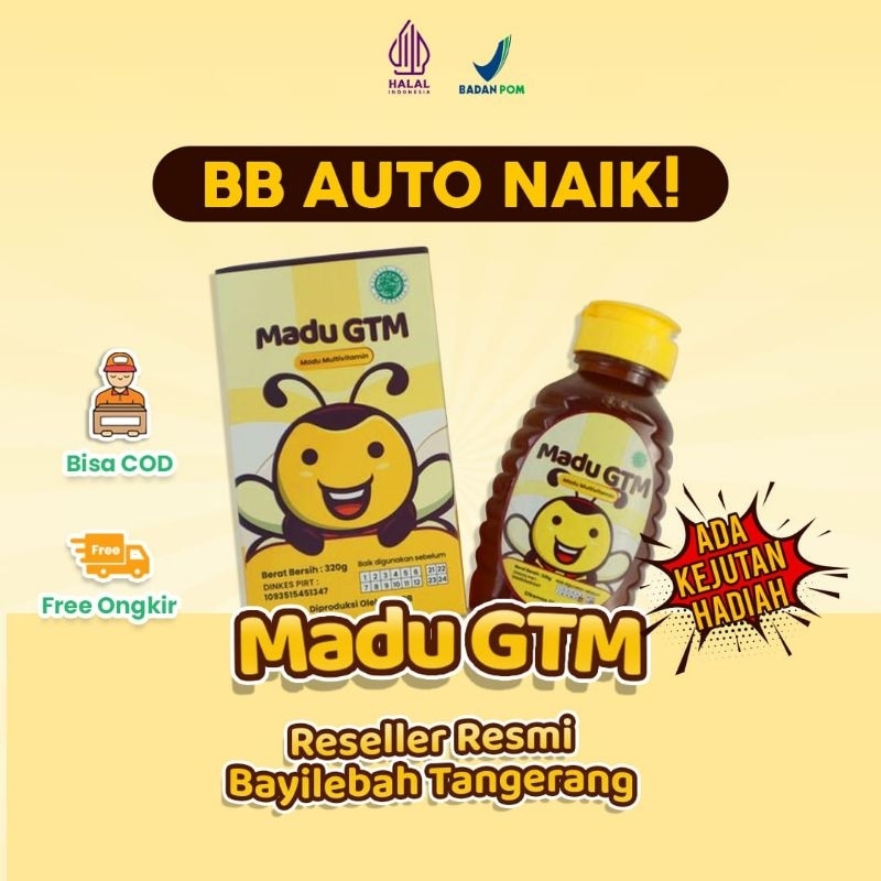 Jual Madu GTM madu multivitamin penambah nafsu makan anak | membantu ... Jual Madu GTM madu multivitamin penambah nafsu makan anak | membantu ...