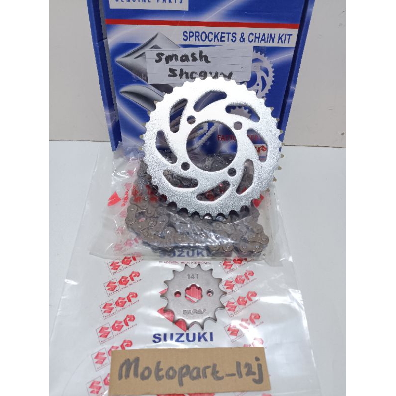 Jual Paket Gir set Suzuki Smash new Smash 110 old Shogun 125 Shogun 110 Ori asli SPG | Shopee ...