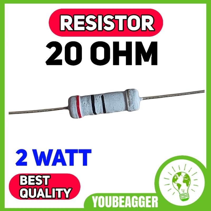 Jual Resistor 20 Ohm 2W | Shopee Indonesia