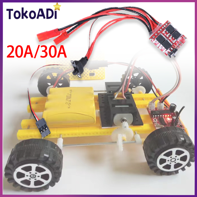 Jual ESC Brushed 20A/30A Mini With Brake On-Off RC Car Boat Tank ...
