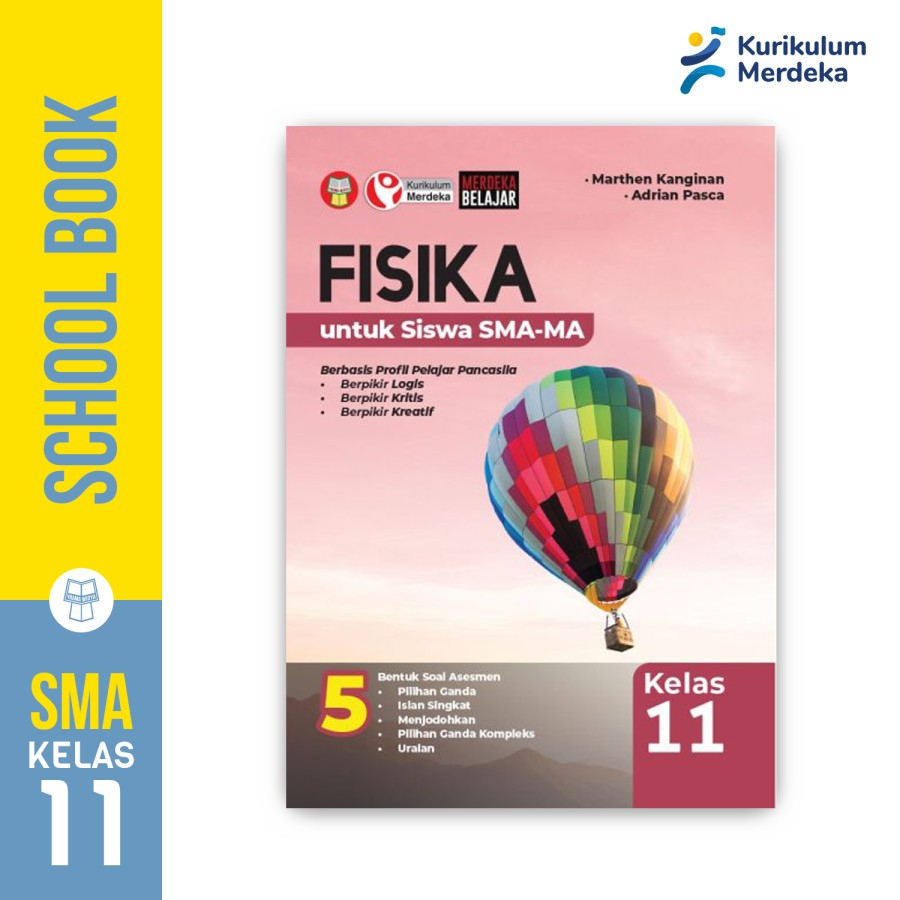 Jual Yrama Widya - Buku Fisika untuk Siswa SMA/MA Kelas 11 (Buku Paket Kurikulum Merdeka ...