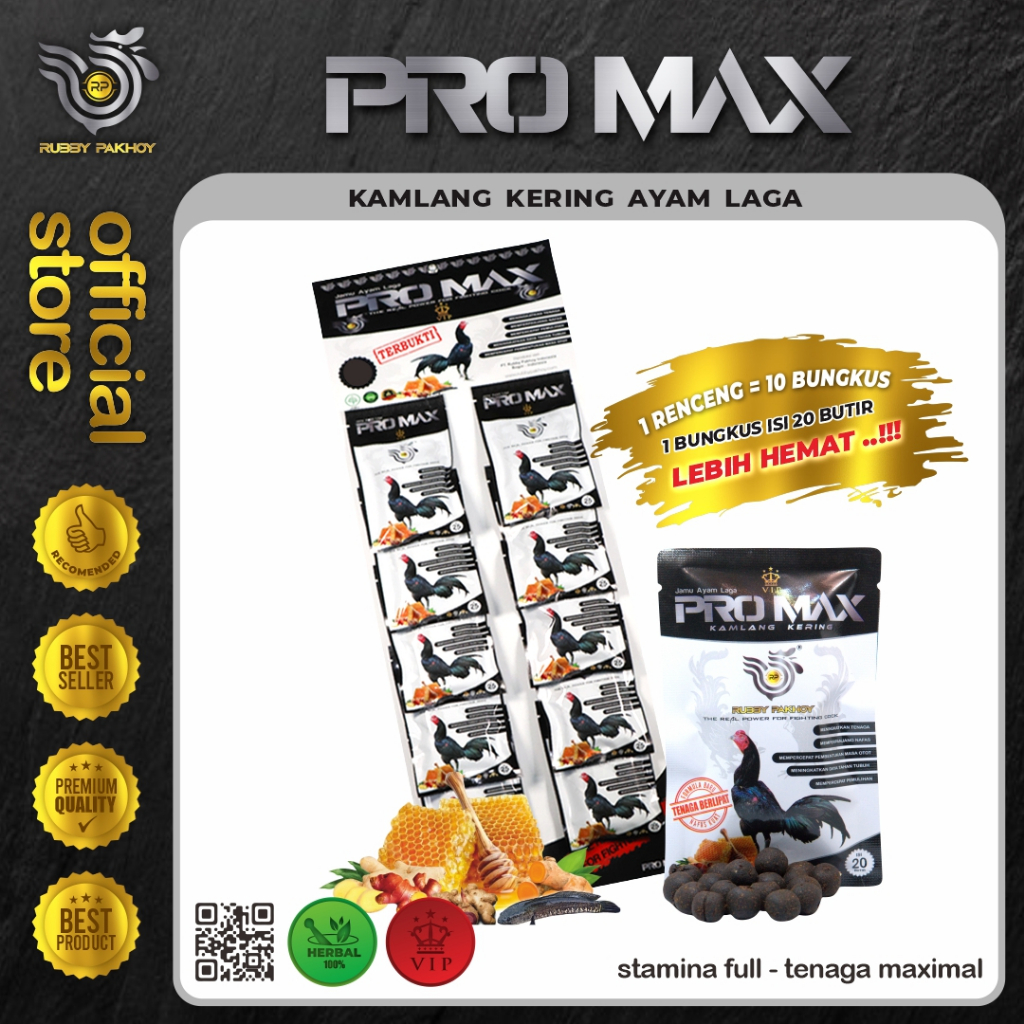 Jual JAMU AYAM LAGA PRO MAX (1 RENCENG) TENAGA BERKALI-LIPAT PUKULUAN ...