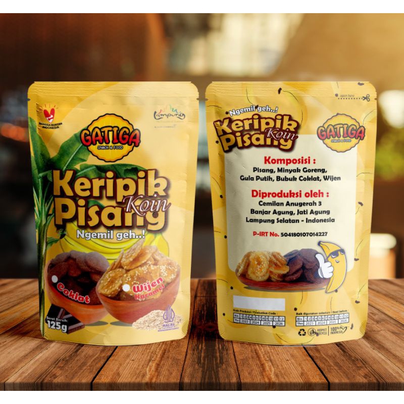 Jual Banana Chips Gatiga Keripik Pisang Lampung - Snack Keripik Pisang ...