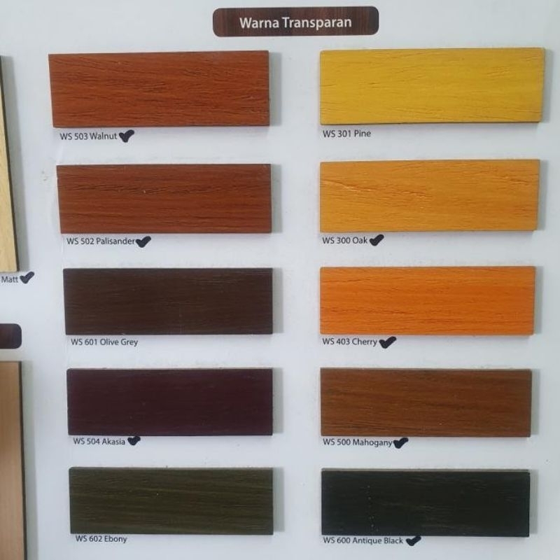 Jual pilihan warna plitur finishing k.d karya jati storee | Shopee ...