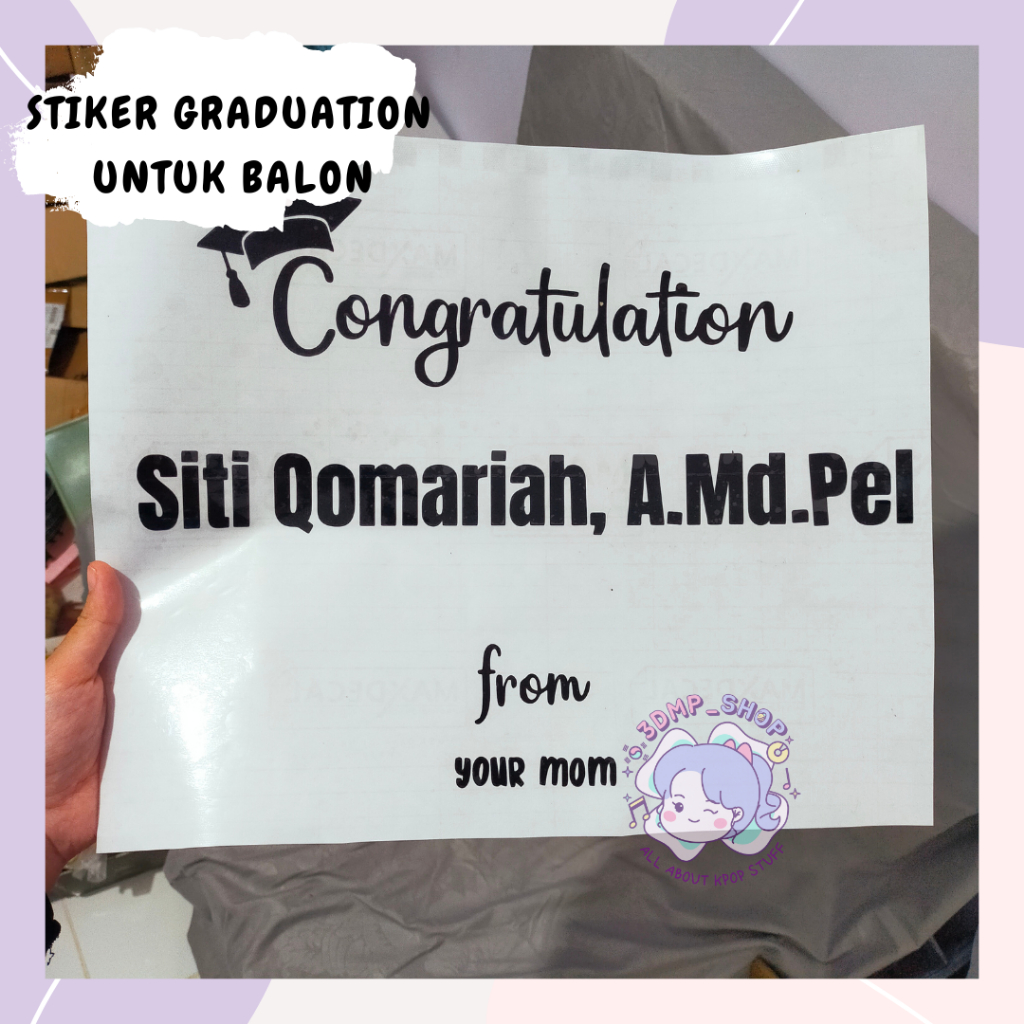Jual STIKER GRADUATION UNTUK BALON | Shopee Indonesia