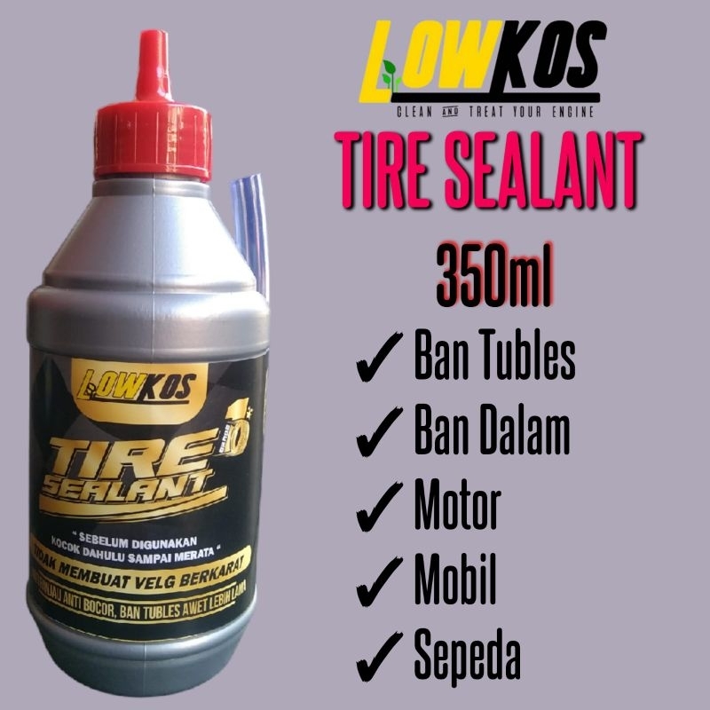 Jual LOWKOS - CAIRAN BAN TUBLES BLACK EDITION TIRE SEALANT ORIGINAL ...