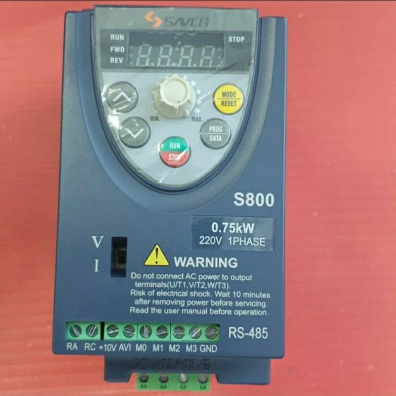 Jual VFD/VSD SANCH Inverter S800-2S0.75G 0,75kW 1HP 220V In:1Ph Out 3Ph ...