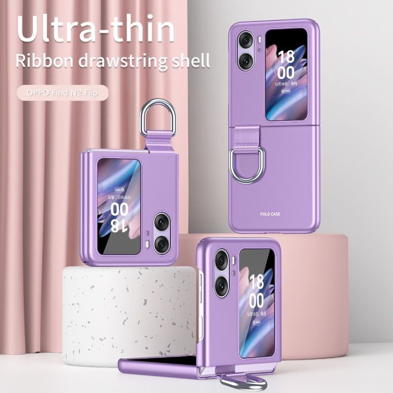 Jual OPPO FIND N2 FLIP CASE RING PEGANGAN HARDCASE SLIM CASE ULTRATHIN ...