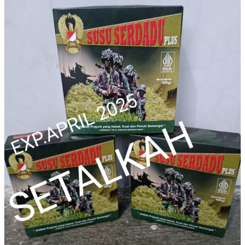 Jual SUSU SERDADU /SUSU MINUMAN TNI/FD3 IMUKAL | Shopee Indonesia