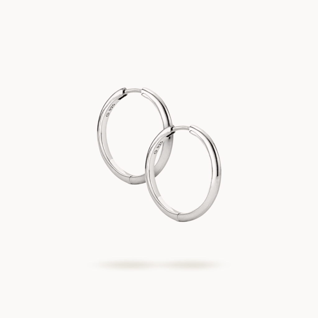 Jual ANDALL - Rihanna Bold Huggie Hoops [925 Sterling Silver with 18K ...