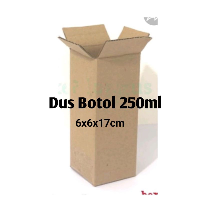 Jual Dus Botol 250ml (6x6x17cm) | Shopee Indonesia