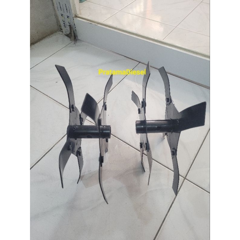 Jual Mata Pisau Cultivator Penyiang Penggembur Tanah Gulma Mesin Potong ...