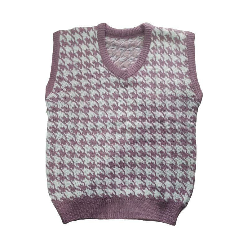 Jual JENNIE VEST KNIT / ROMPI RAJUT / KOREAN STYLE RAJUT / ATASAN ...