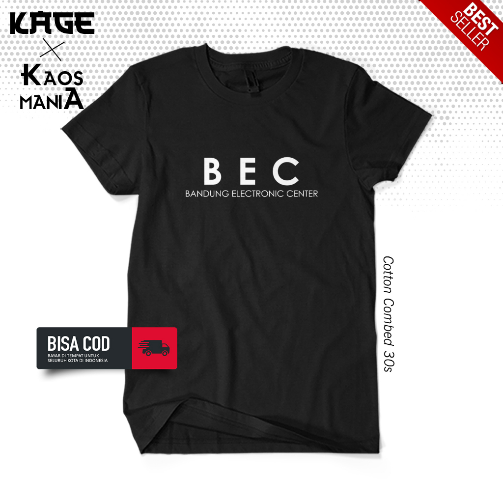 Jual Baju Pria BEC BANDUNG ELECTRONIC - Kaos Sales Spg KAOS KAGE ...