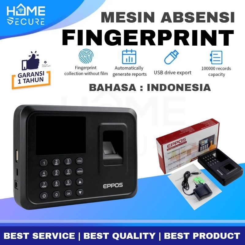Jual Mesin Absensi Finger Print Murah / Mesin Absen Sidik Jari HS-FP01 / Mesin Absensi Karyawan ...