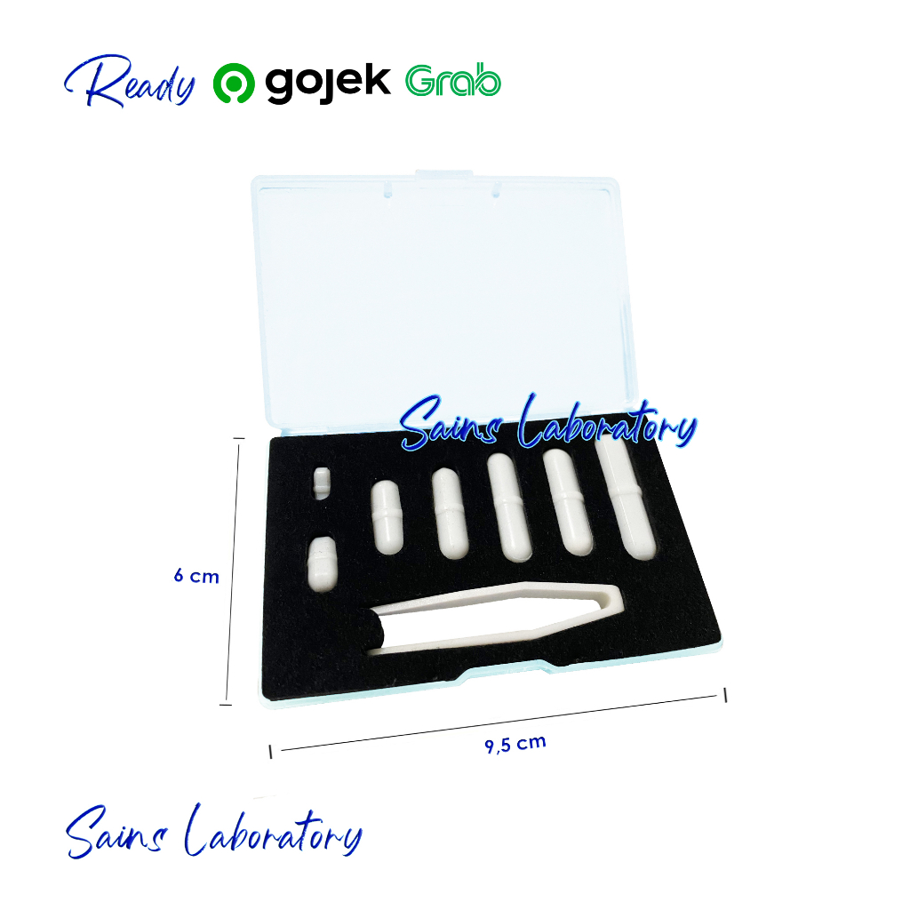 Jual Magnetic Stirrer Stir Bars 7 Pcs Set Magnet Bar INTLLAB Mixer ...