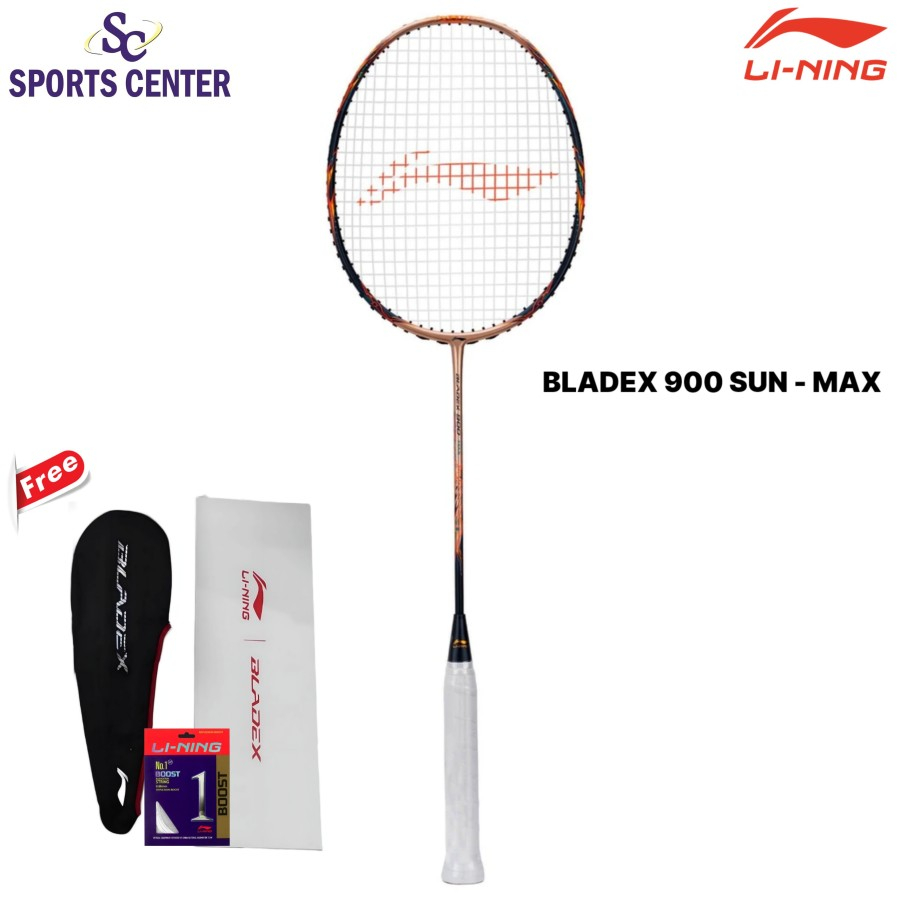 Jual New Raket Badminton Lining Bladex 900 Sun Max | Shopee Indonesia