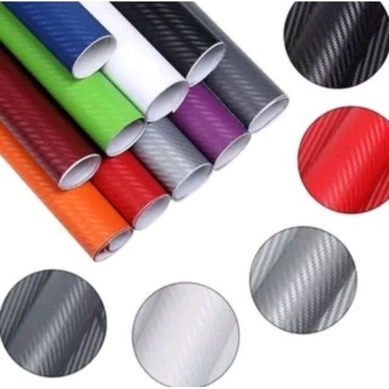 Jual Stiker Carbon 3D Motor 1meter untuk motor/mobil | Shopee Indonesia