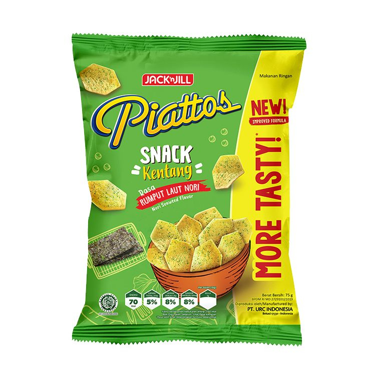Jual Piattos Snack Kentang Rumput Laut 68G | Shopee Indonesia